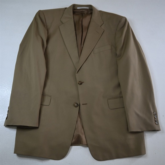 Hickey Freeman | Suits & Blazers | Hickey Freeman 42r Tan Brown 0 Wool ...